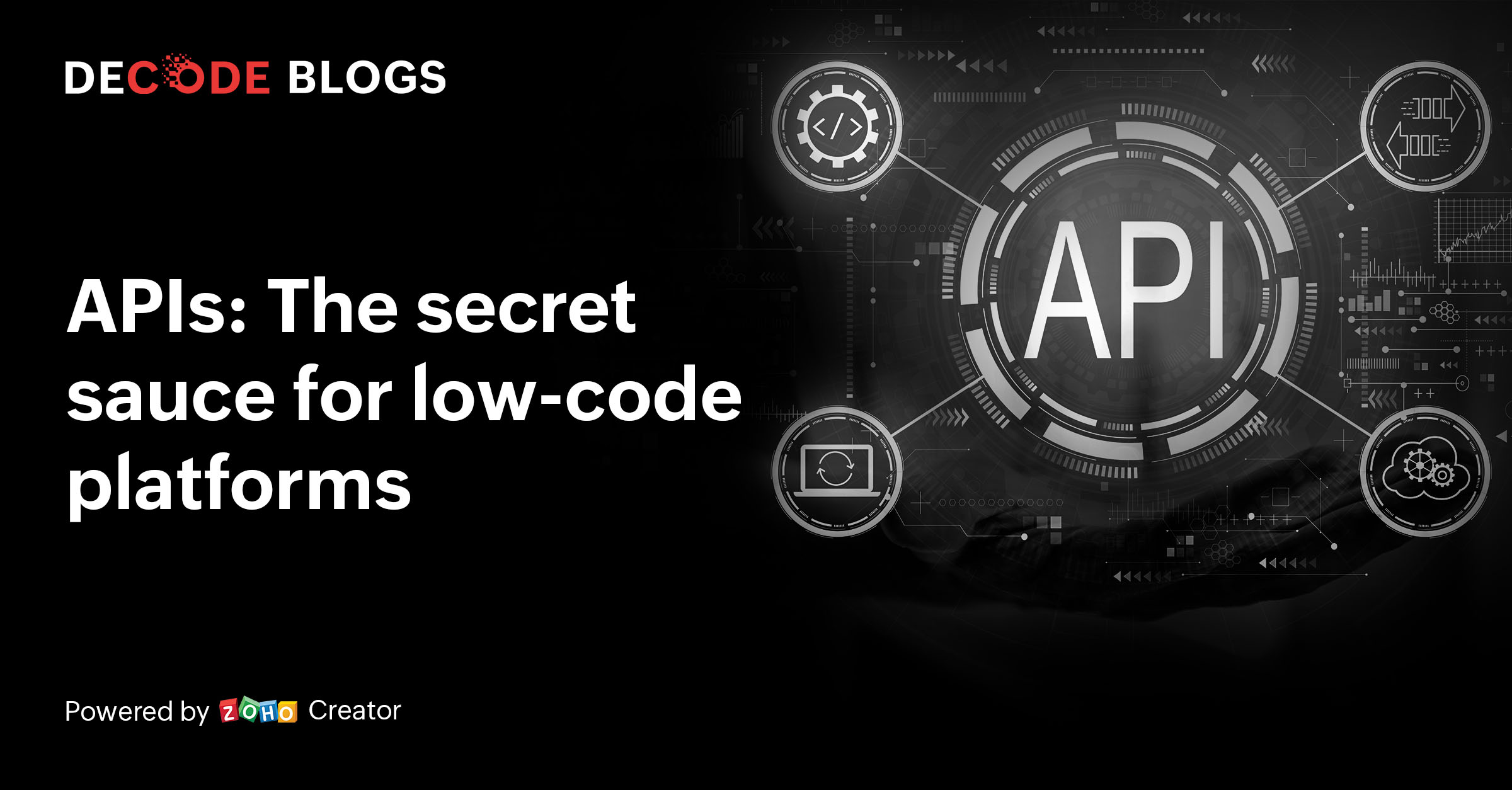 APIs: The secret sauce for low-code platforms | Decode - A publication by Zoho Creator